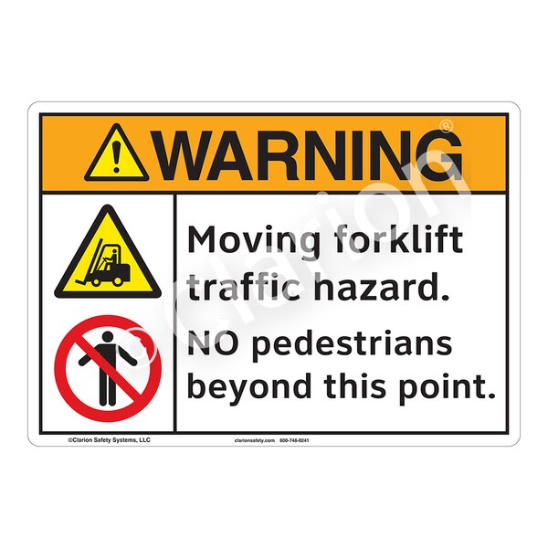 Clarion Safety Systems ANSI/ISO Compliant Warning Moving Forklift ...