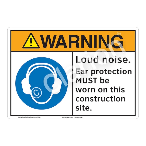Clarion Safety Systems ANSI/ISO Compliant Warning Loud Noise Safety ...