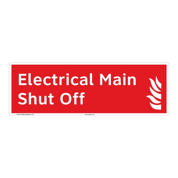 Clarion Safety Systems ANSI/ISO Compliant Electrical Main Shut Off ...
