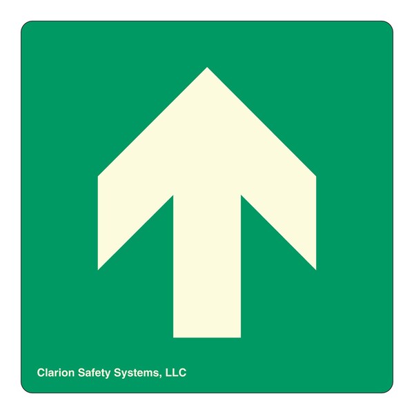 Clarion Safety Systems ANSI/ISO Compliant Arrow Safety Signs Indoor ...