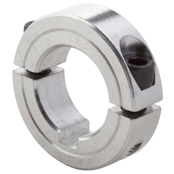 Climax Metal Products 2C-100-A-KW Two-Piece Clamping Collar with Keyway ...
