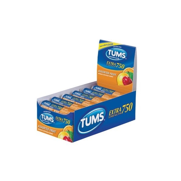 Tums Antacid, Assort Fruit, 12PK GSK739005 | Zoro