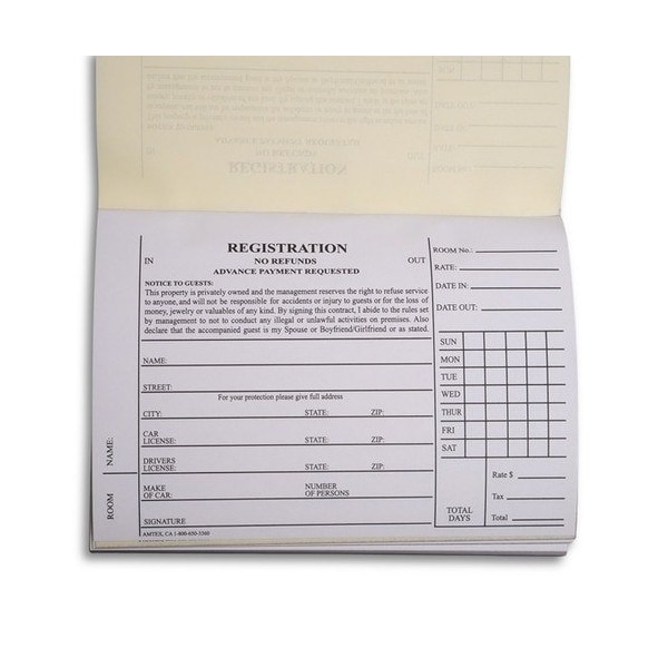 Almore Industries Registration Card, Paper, 4x6, 5000PK 2605010 | Zoro