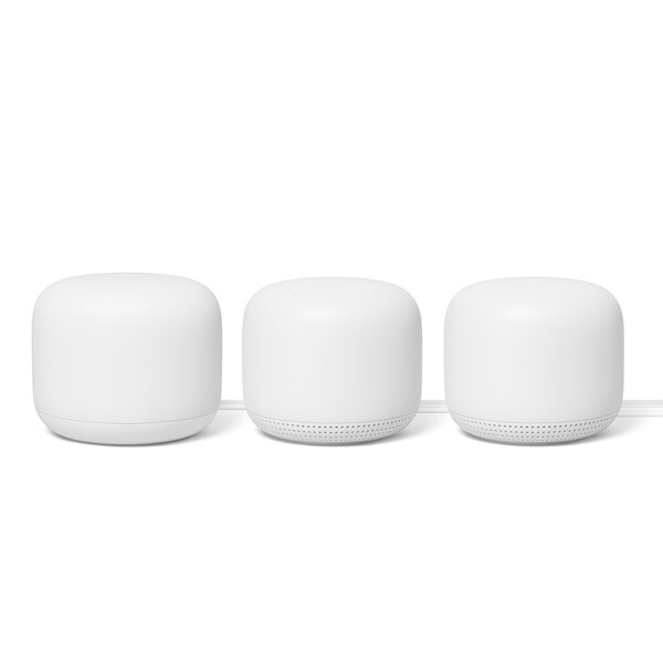 Google Nest Home Wi-Fi Router + Point (3pk.) - White GA00823-US | Zoro