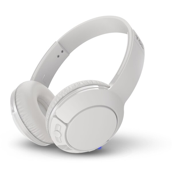 Tcl Wireless On-ear Bluetooth Headphones with Mic- White MTRO200BTWT | Zoro