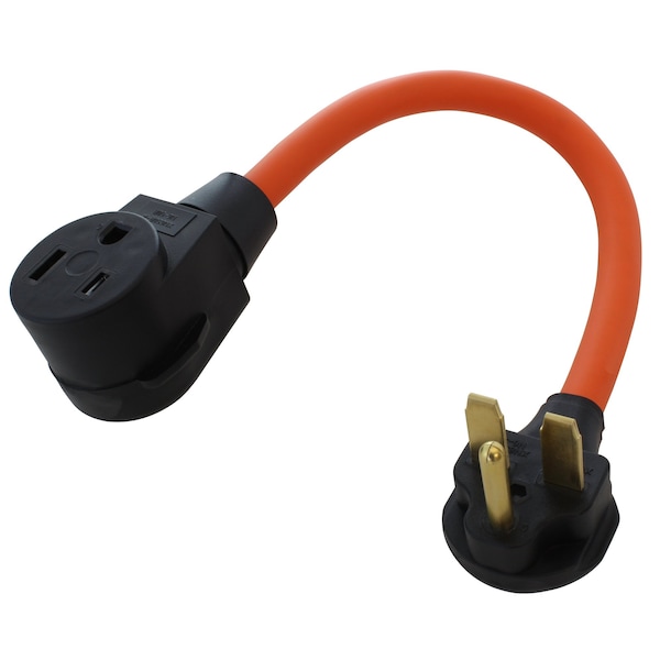 Ac Works Plug Adapter, STW, 6-50R, 6-30P, 6-50P, 6-30P, 1.5 ft., Orange ...