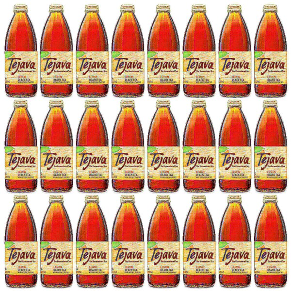 Tejava Lemon Unsweetened Black Tea Glass Bottles, 12 Fl Oz, PK 24 40353 ...