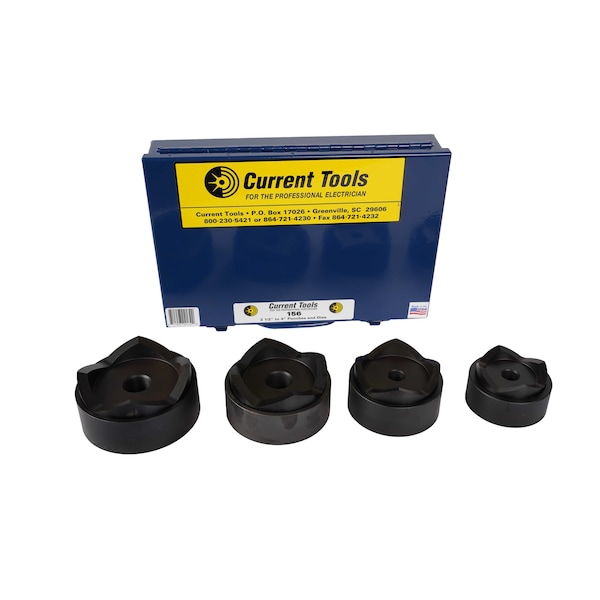Current Tools 2-1/2" to 4" Knock-Out Punch and Die Set 156 | Zoro