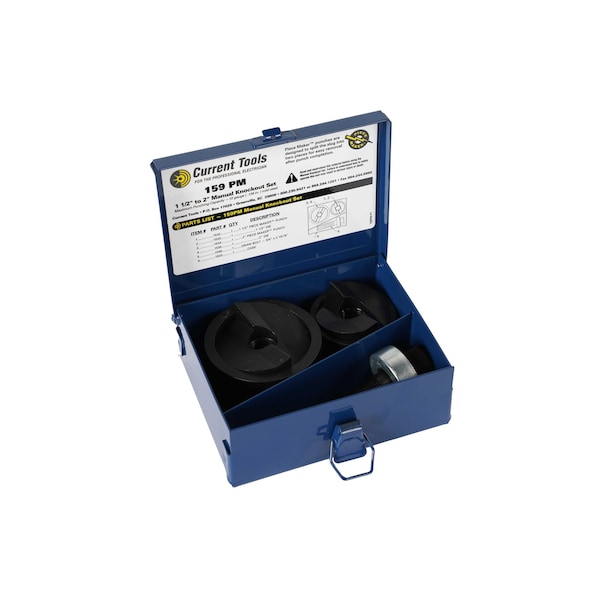 Current Tools Carrying Case for 1-1/2" to 2" Manual Knock-Out Set 1503 ...