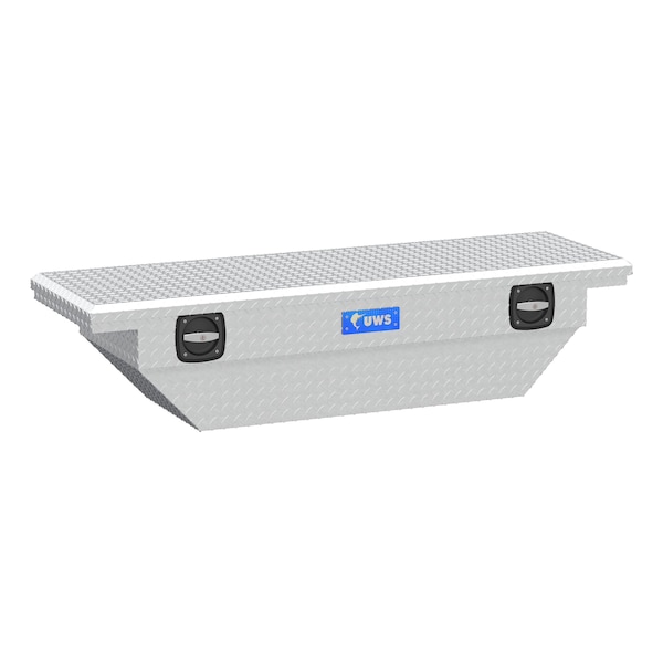 Uws Aluminum 63" Secure Lock Angled Tool Box Low Profile (Heavy ...