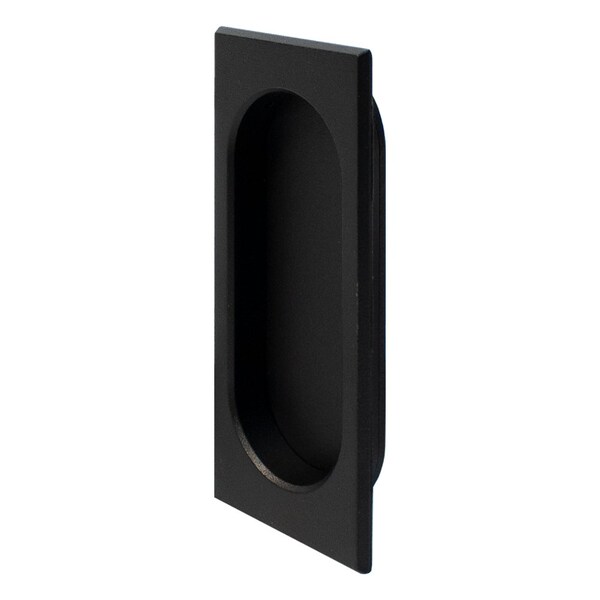 Quiet Glide Black Recessed Door Pull NT.FP4X134.08 | Zoro