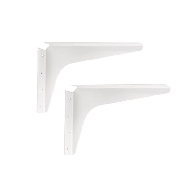 U.S. Futaba White 18-in x 24-in Workstation Bracket (2-Pack) UF ...