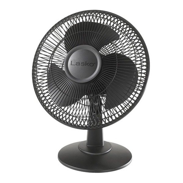 Lasko 12" Table Fan 3 Speed Black, 2017 2017 | Zoro