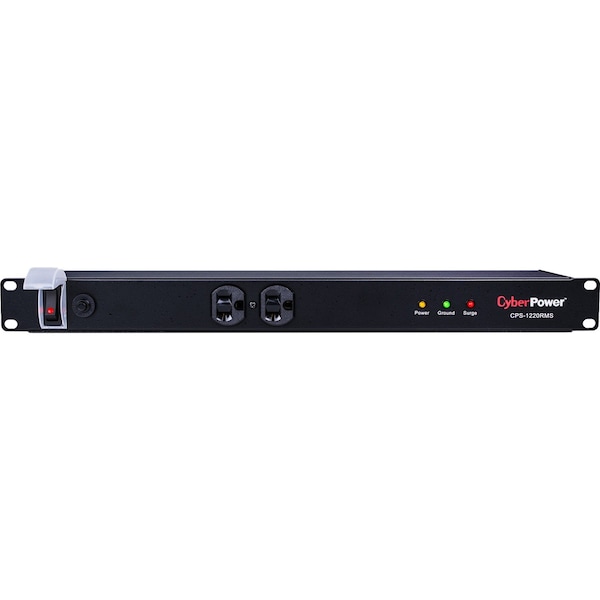 Cyberpower 12 Outlet 20A RM Surge Strip, CPS1220RMS CPS-1220RMS | Zoro