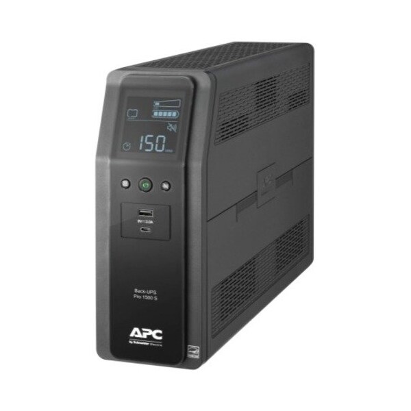 Apc UPS System, 1500VA, Line Interactive, Out: 120V In: 120V BR1500MS2 ...
