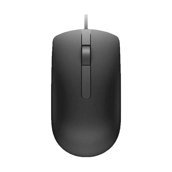 Dell Wired Optical Mouse MS116, 275BBCB MS116-BK | Zoro
