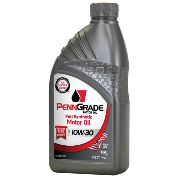 D-A Lubricant Co PennGrade Full Synthetic Motor Oil SAE 10W30 - 12 ...