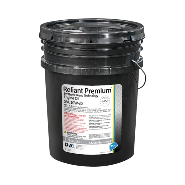 D-A Lubricant Co D-A Reliant Premium Diesel Engine Oil SAE 10W30 - 5 ...