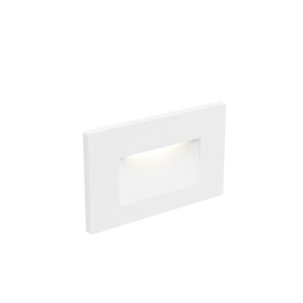 Dals Recessed Horizontal LED Step Light LEDSTEP005D-WH | Zoro