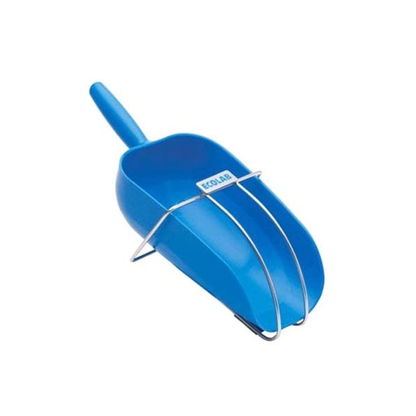 Ecolab Food Safety 64 oz Blue Ice Scoop with Hanger 30540-90-00 | Zoro