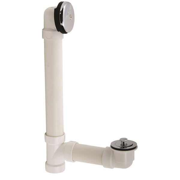 Proplus Lift and Turn Waste and Overflow PVC W/ Pipe CP 207100 | Zoro