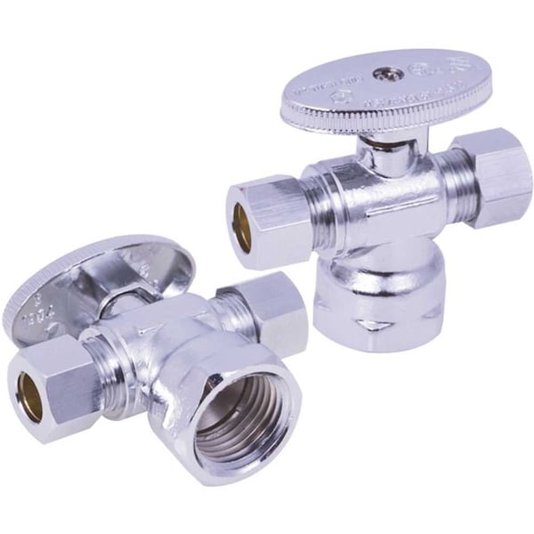 Durapro 1/2 in. IPS x 3/8 in. Compression x 3/8 in. Compression Lead ...