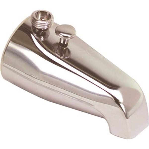Proplus 3/4 IPS Bathtub Spout W/ Top Shower Diverter in Chrome 104014 ...