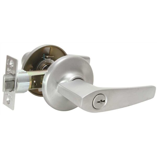 Kwikset DELTA STOREROOM LOCK, SATIN CHROME 462DL 26D 6AL RCS V1 | Zoro