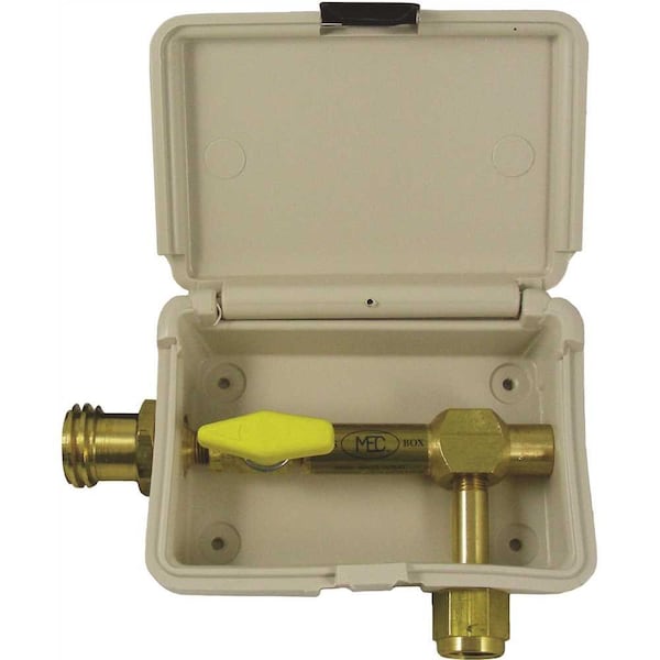 Mec Gas Outlet Box Single in Ivory ME951IVY | Zoro