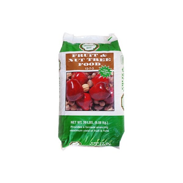 Arizonas Best Tree Food, 20 lb, Solid, 13-7-3 N-P-K Ratio AZB10101 | Zoro