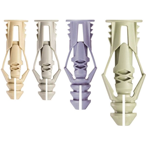 Triple Grip Multi-Purpose Anchor Kit with Screws, 60PK 176K | Zoro