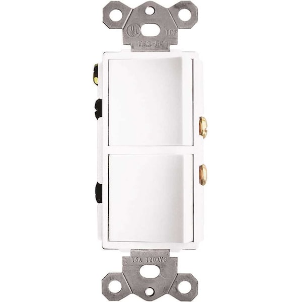 National Brand Alternative 2-Function Rocker Combination Switch in ...