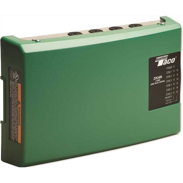 Taco 6 Zone-Hydronic Zone Valve Control ZVC406-4 | Zoro