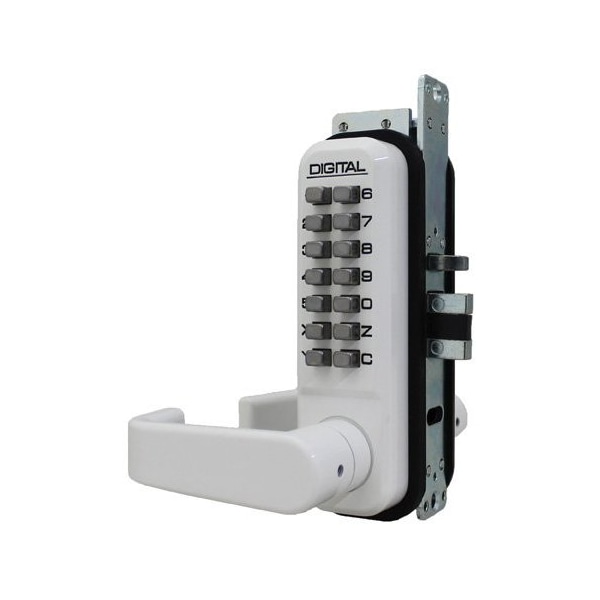 Lockey Mechanical Keyless Narrow Stile Lever Lock Double Combination ...