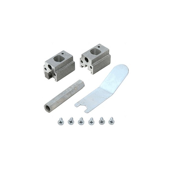 Jackson Satin Aluminum Hurricane Impact Door Kit for use W/ Concealed ...