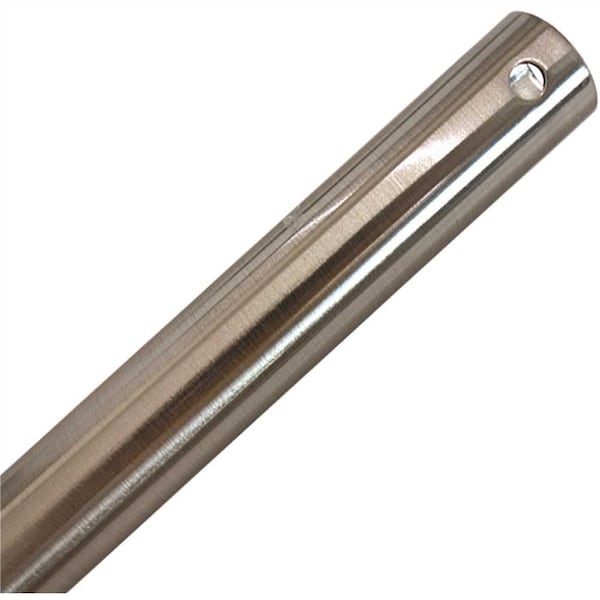 Crown Bolt 12 in Brushed Nickel Ceiling Fan Extension Downrod for 10 ft ...