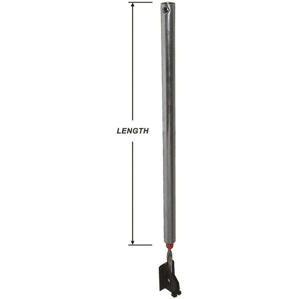 Strybuc 9/16 in. Dia x 16 in. L Tube x 18-5/8 in. L Rod Spiral Tube ...