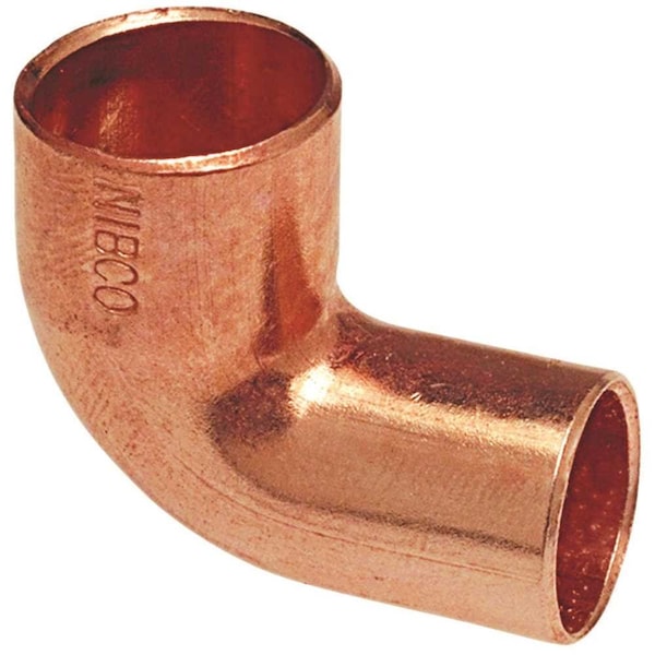 Nibco 1 in. Copper Pressure FTG x Cup 90 Degree Elbow Fitting I60721 | Zoro