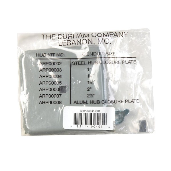 Eaton Hub Closure Plate Bolt-On Small For Meter Socket ARP00002CHB | Zoro