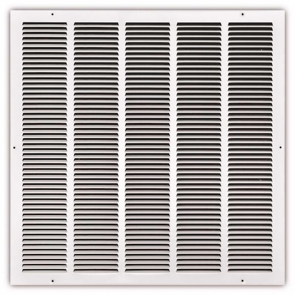 Tru Aire 24 in. x 24 in. White Stamped Return Air Grille 170 24X24 | Zoro