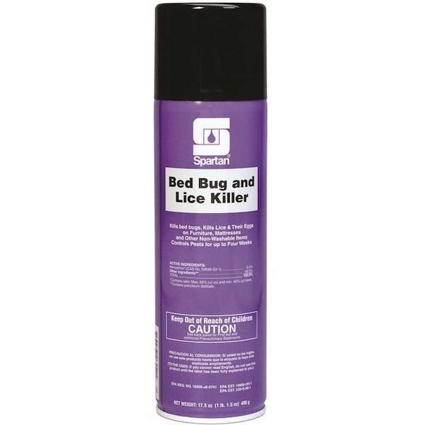 Spartan Chemical 17.5oz. Aerosol Can Bed Bug and Lice Killer 690500 | Zoro
