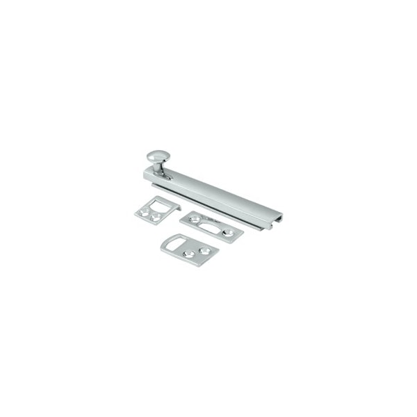 Deltana Concealed Screw Surface Bolt Window Latch Polished Chrome, 10PK ...