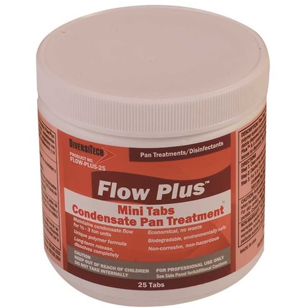 Diversitech Flow-Plus Condensate Pan Treatment Tablets FLOW-PLUS-25 | Zoro