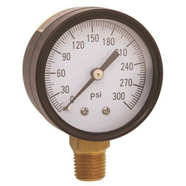 Proplus 0 to 300 psi Pressure Gauge, 2 in. Face 522016 | Zoro