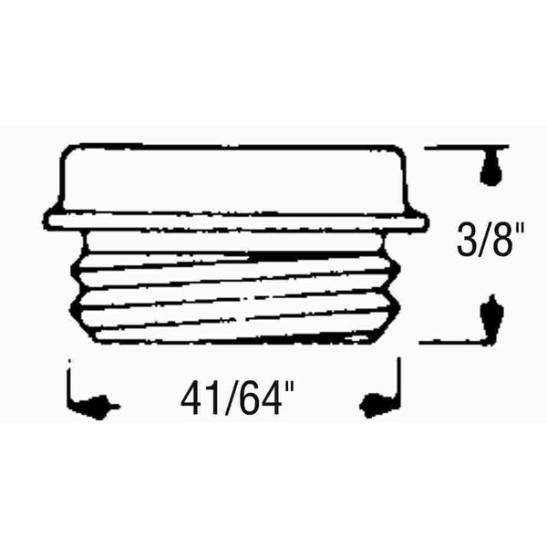 Proplus BRASS BIBB SEAT FOR PRICE PFISTER 18-TPI, 10PK 556600-XCP10 | Zoro