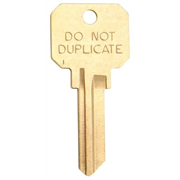 Kwikset KW1 Do Not Duplicate Blank Key, 50PK DND-1063KW | Zoro