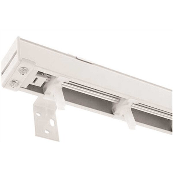 Designers Touch White Aluminum Headrail for 3-1/2 in Vertical Blind ...