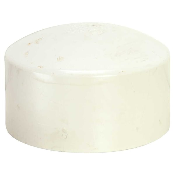 Streamline 6 in. x 6 in. PVC Schedule 40 DWV Cap 447-060HC | Zoro