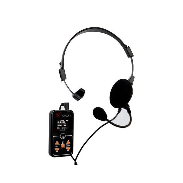 Norcon Communications Two-Way Communication Headset Black Wired W ...