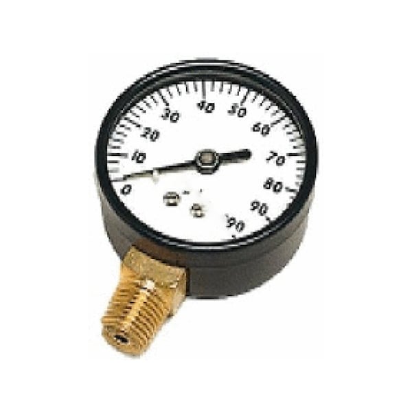 Boshart PRESSURE GAUGE 0 TO 100 PSI, 2 IN. FACE, LEAD FREE PG-100NL | Zoro